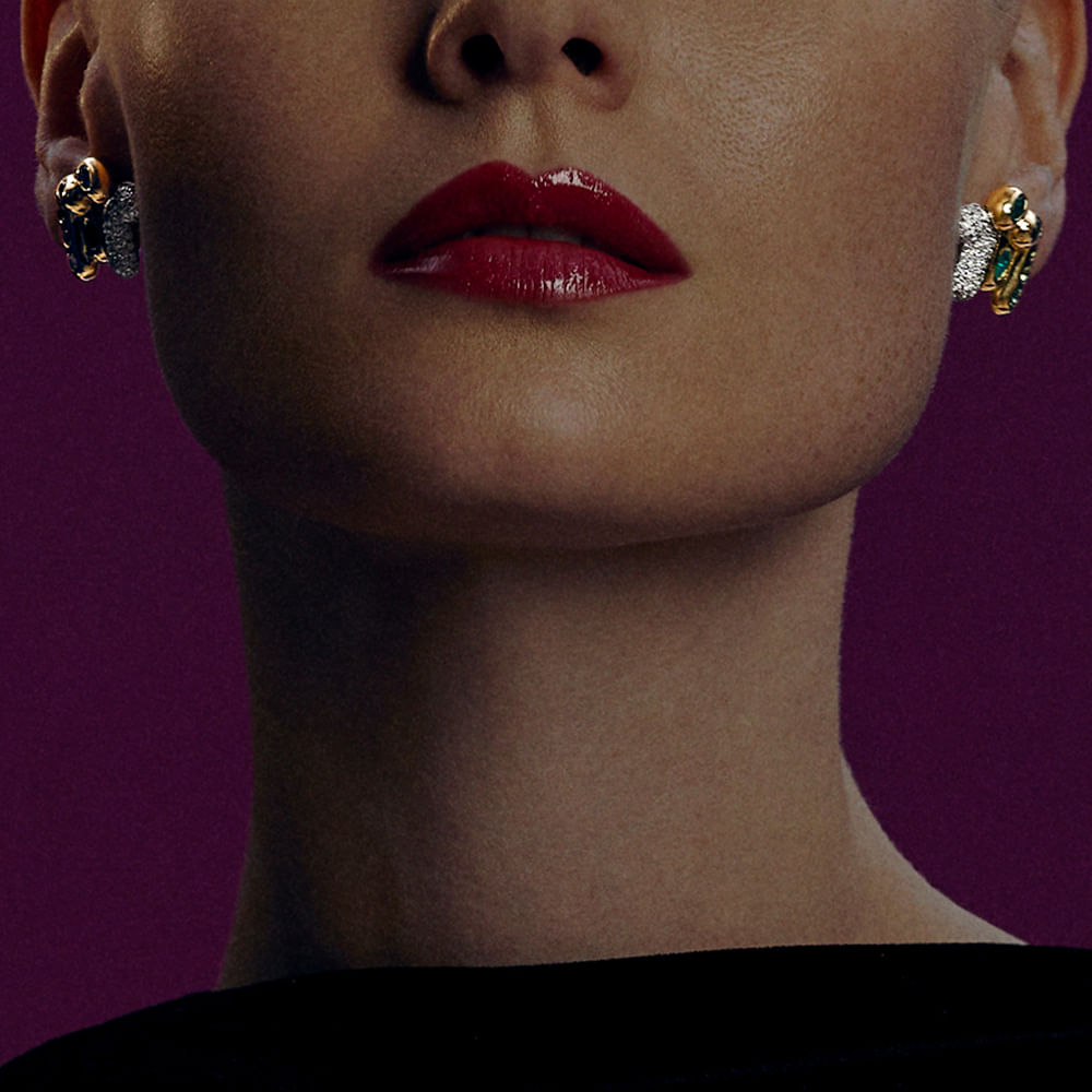 Brincos "Sol Poente" - Sauer